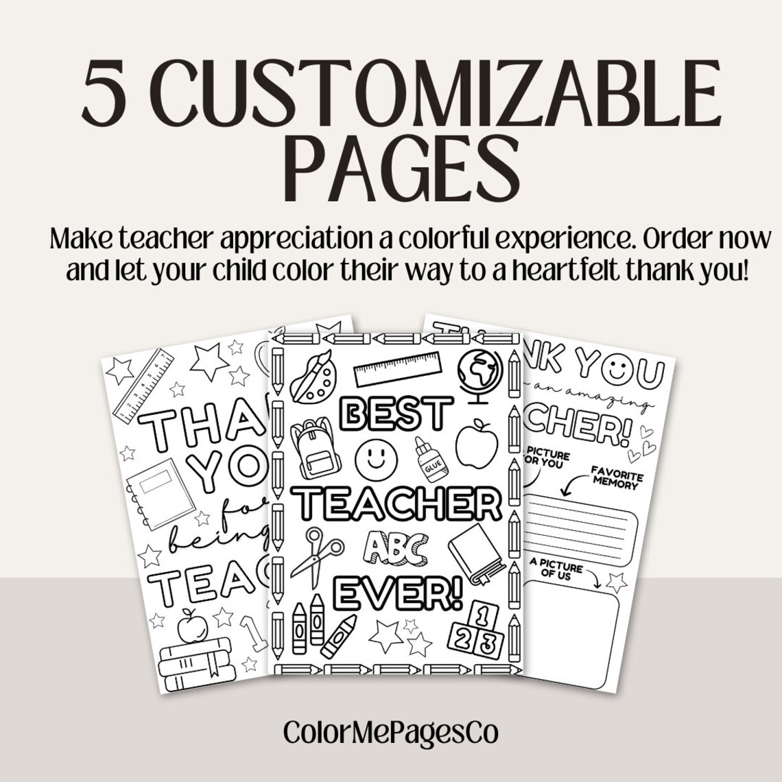 Printable and Downloadable Teacher Appreciation Coloring Pages, Teacher ...