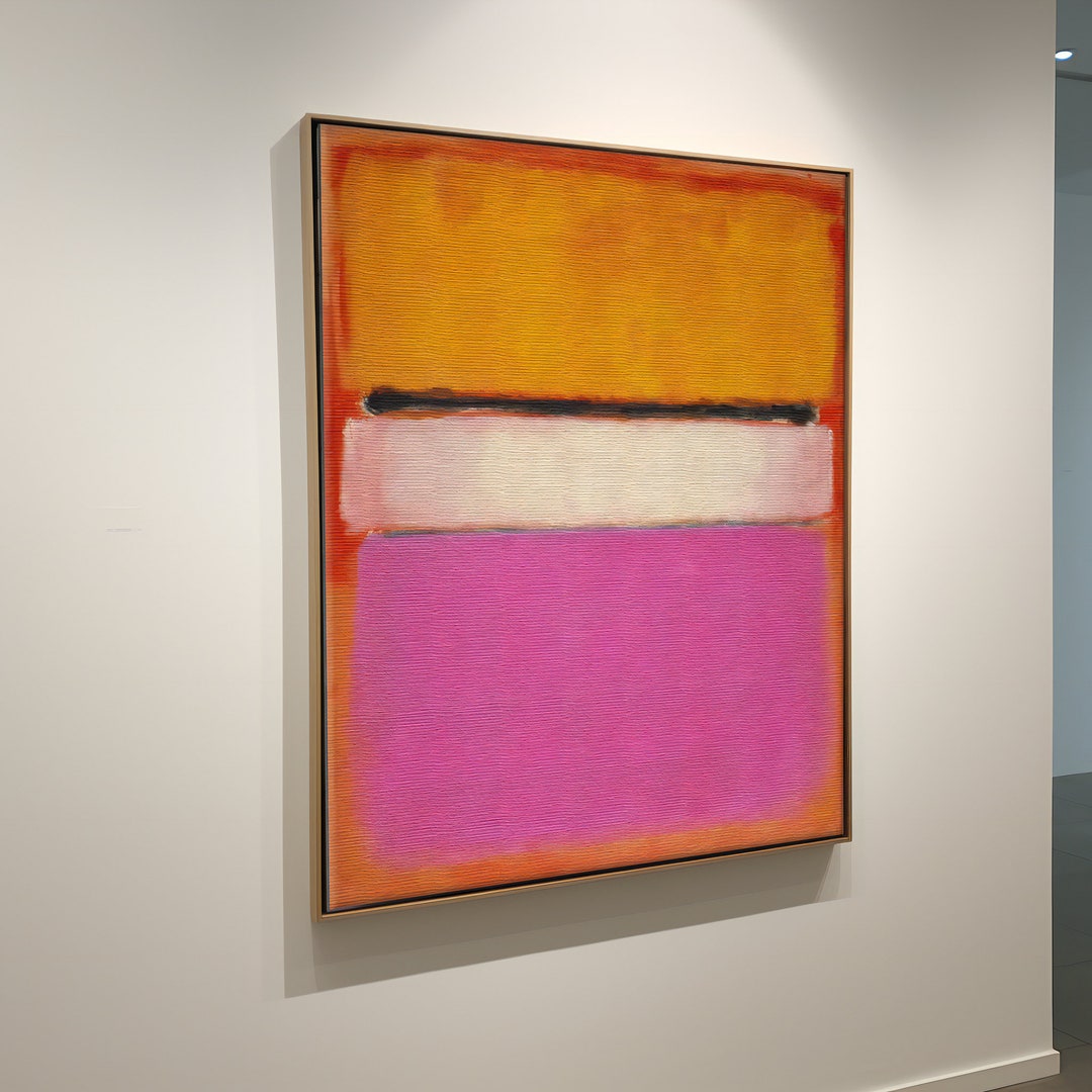 Mark Rothko Pink Painting, Mark Rothko Canvas Print, Mark Rothko Poster ...