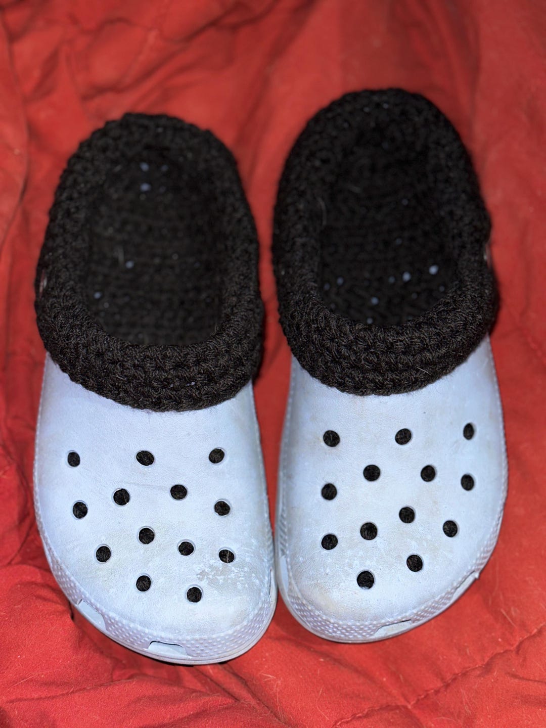 Crochet Clog Sock Liners: Warm Winter Inserts - Etsy