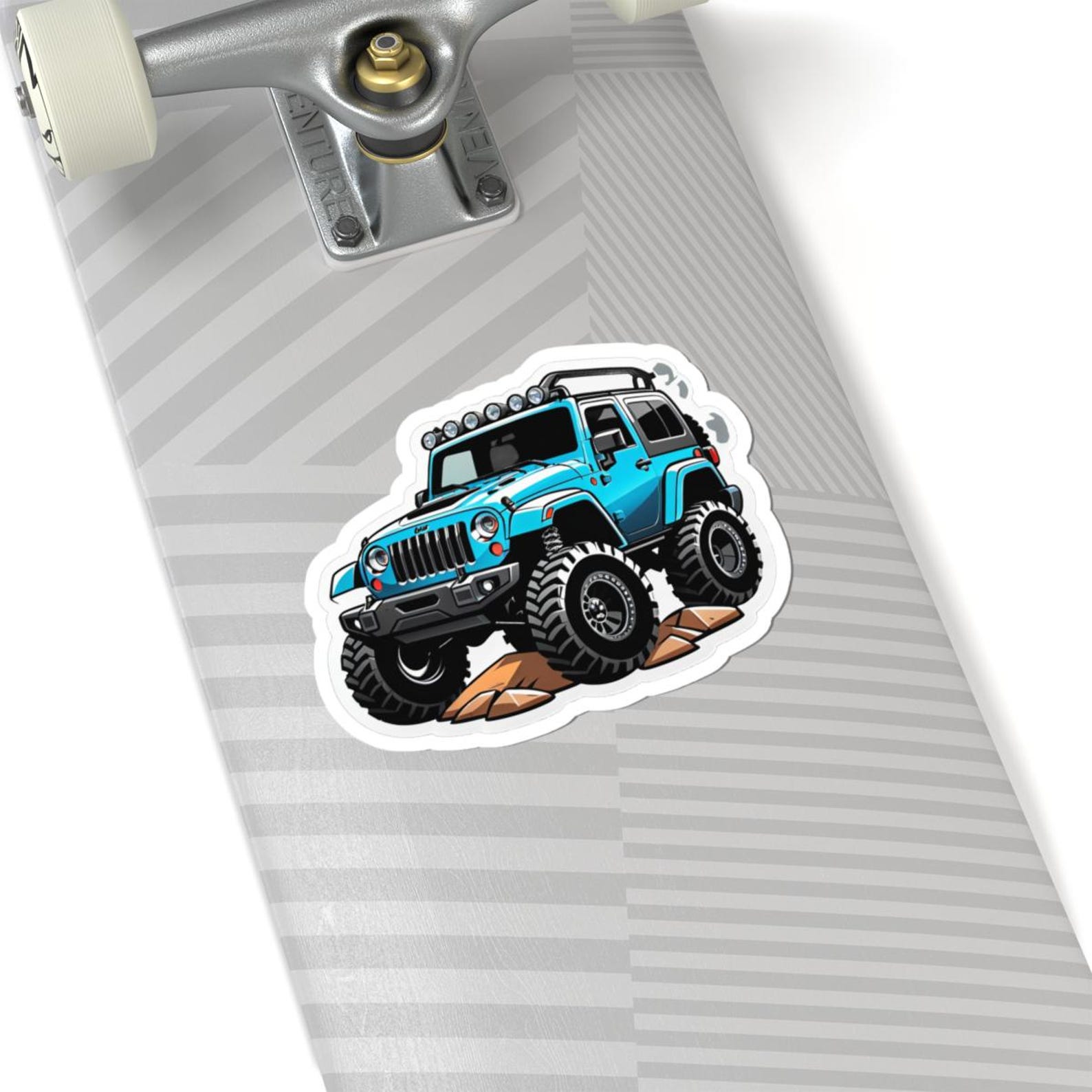 Jeep Adventure Kiss-cut Stickers | Off-road Enthusiast Decals, Car ...