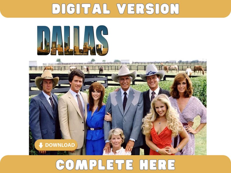 Dallas 1978 Complete Collection MP4 14 Seasons, 357 Episodes Digital ...