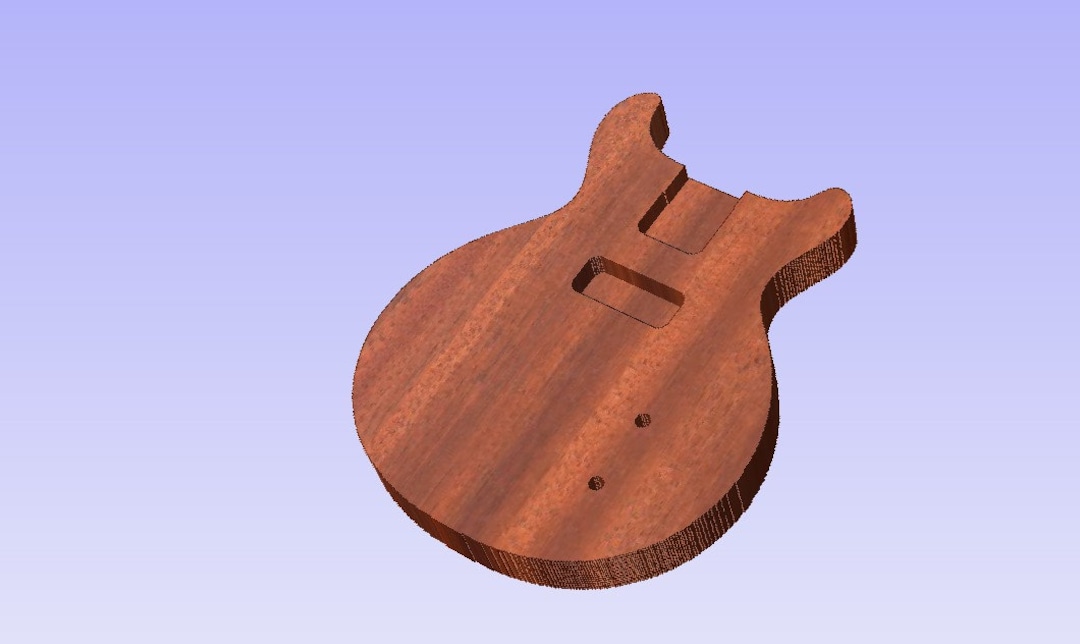 Gibson Les Paul Jnr Double Cut Plans/files Svg/dxf/pdf/crv/crv3d - Etsy