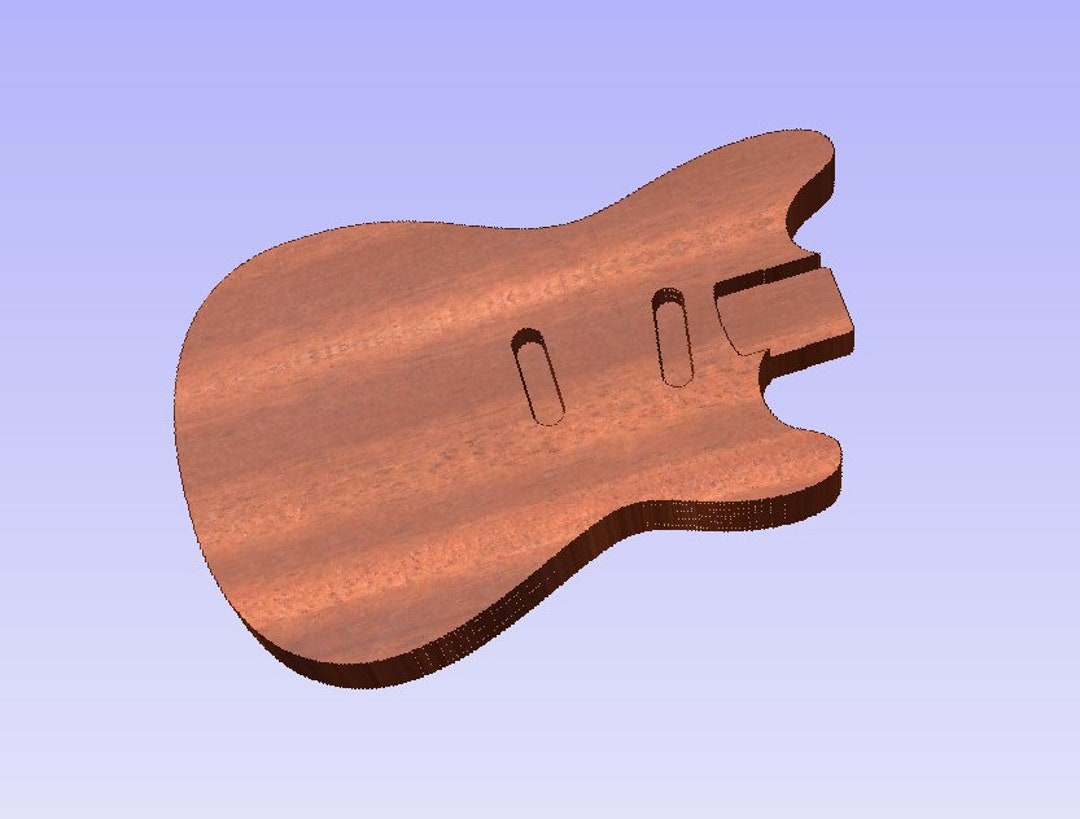 Fender Duo Sonic Guitar Plans Svg/pdf/dxf/crv/crv3d File Vectric Aspire ...