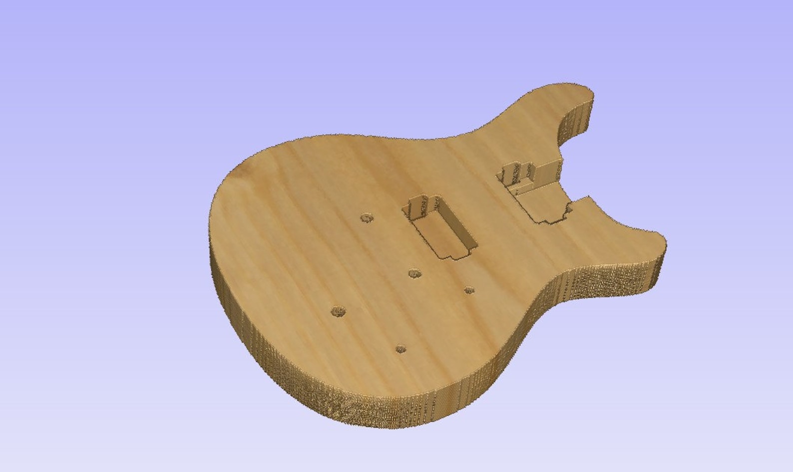 PRS Double Cut Guitar Plans Files Svg/pdf/jpg and Ai Download - Etsy