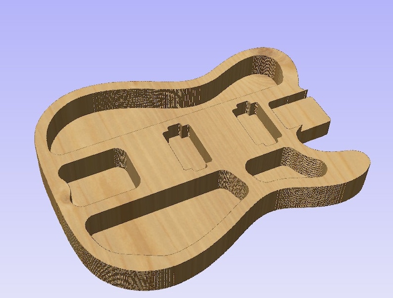 Fender Thinline Telecaster Plans Files Svg, Dxf, Pdf, Crv, Crv3d - Etsy