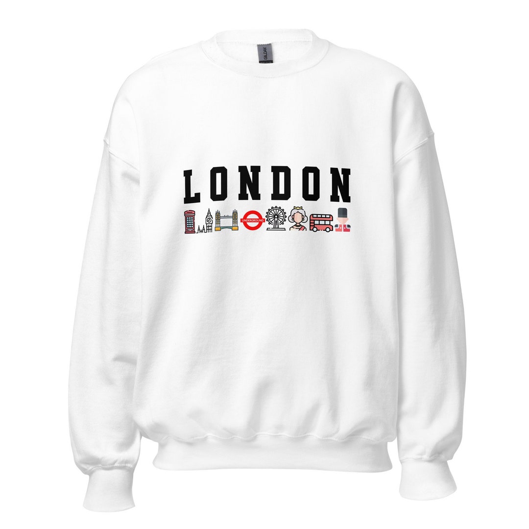 London Sweatshirt, London Travel Gift, London Travel Jumper, London ...