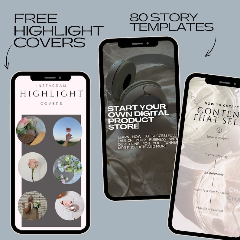 Pink Aesthetic Faceless Marketing Story Templates MRR Theme IG ...