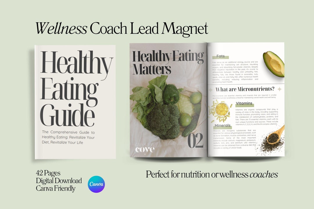 Nutrition Coach Lead Magnet | PLR Digital Products | Wellness Coach ...