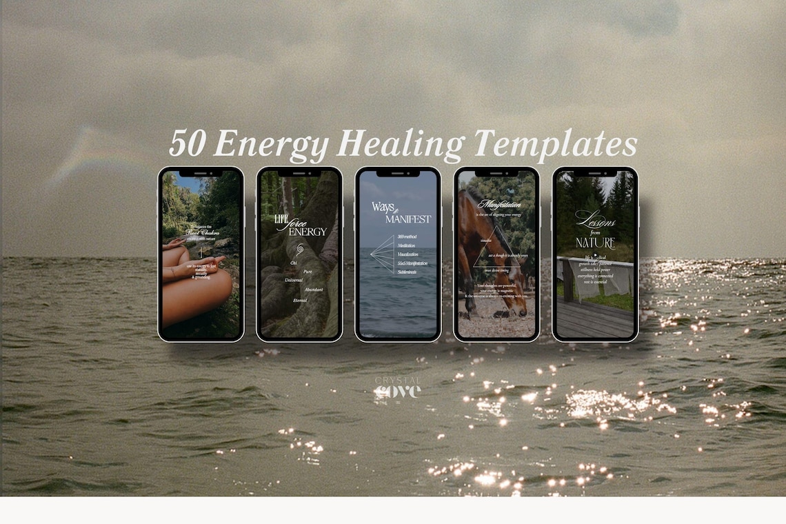 Energy Healing Reel Templates | Spiritual Coach Reels Instagram Reels ...