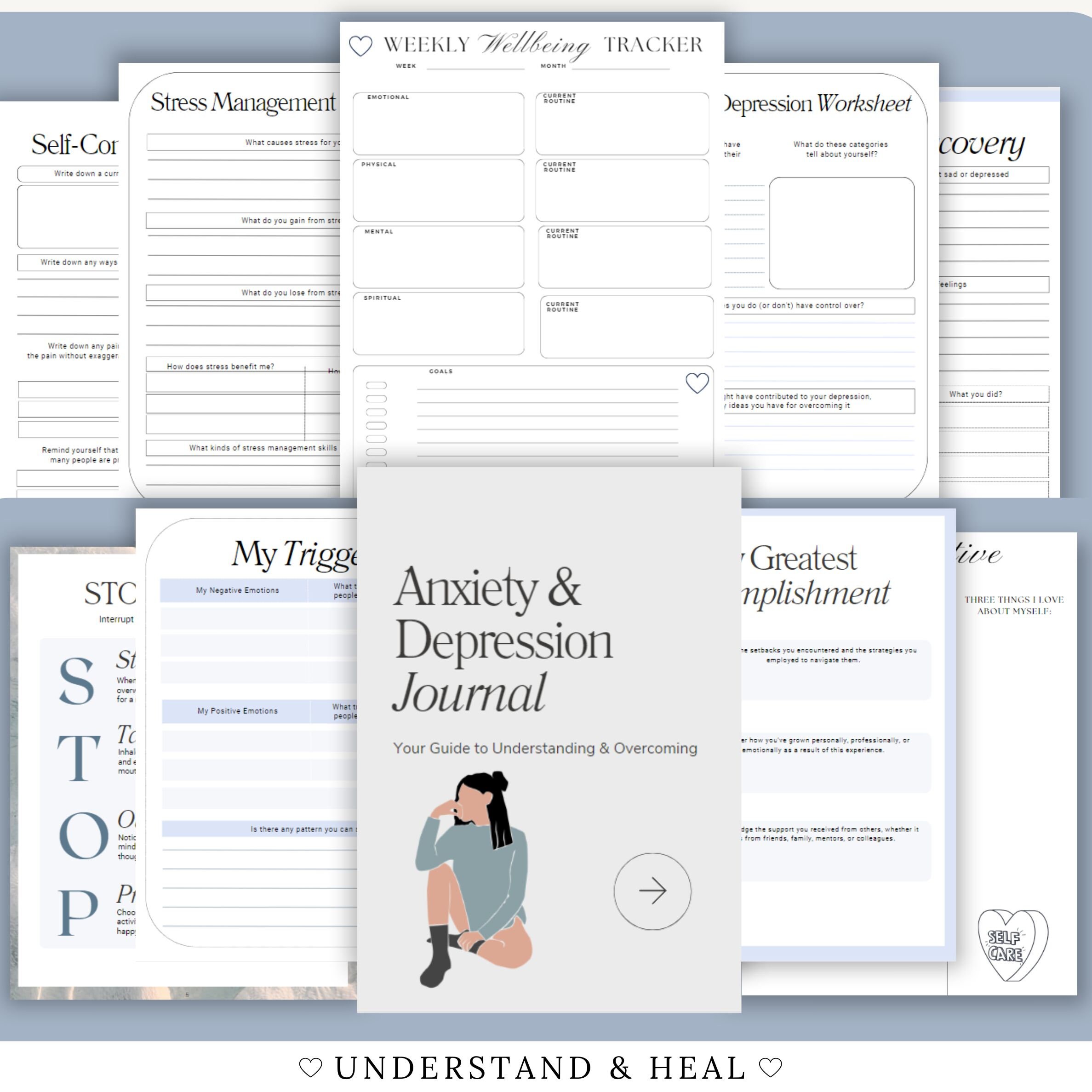 PLR Mental Health Journal | Depression and Anxiety Journal With ...