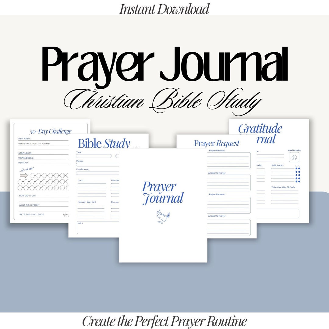 Prayer Journal for Bible Study | Christian Bible Study Pages ...