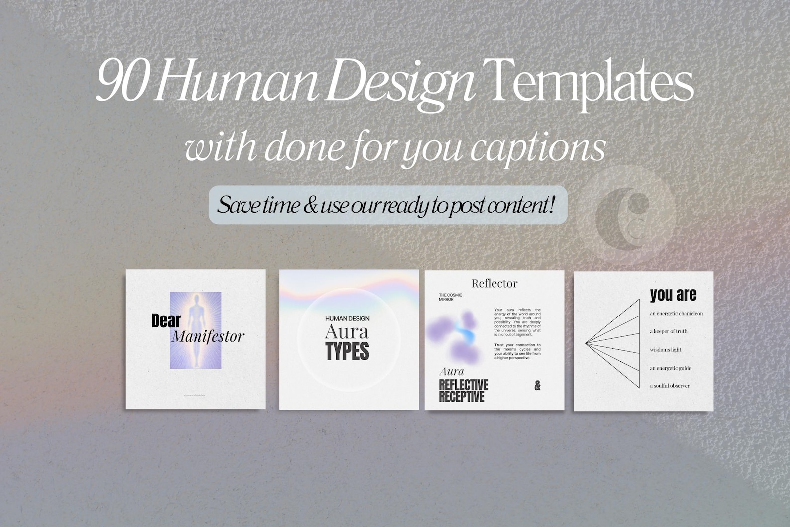 Spiritual Templates for Instagram Human Design Coach, Editable Canva ...