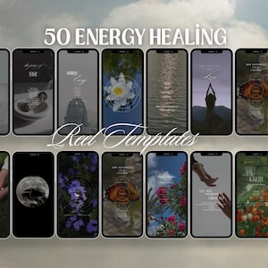 Energy Healing Reel Templates | Spiritual Coach Reels Instagram Reels ...