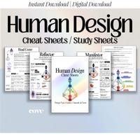 Human Design Gates Cheat Sheet - Reference Sheet With the 64 Gates of ...