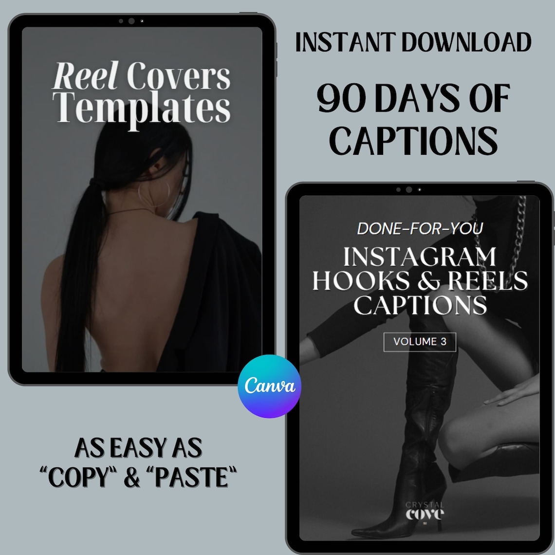 Faceless Reel CAPTIONS & Reel COVERS | Moody Aesthetic Faceless Videos ...