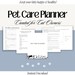 Printable Cat Planner, Cat Care Guide | Pet Planner for Pet Parents ...