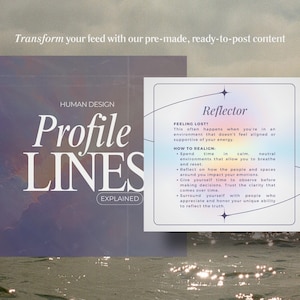 Spiritual Templates for Instagram | Human Design Coach, Editable Canva ...