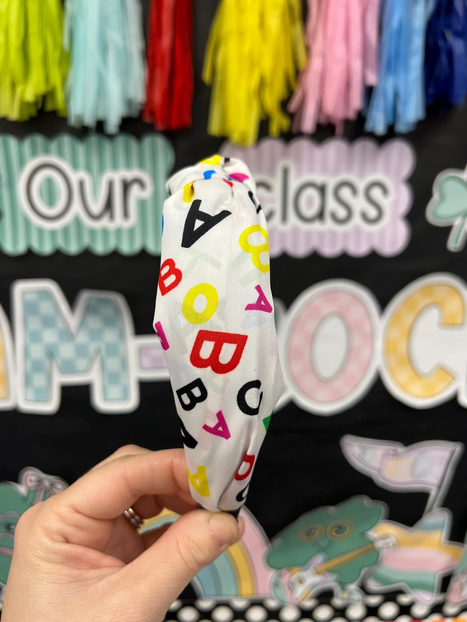 Letter Theme School & Teacher Headband - Etsy