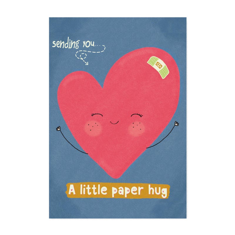 Paper Hug Card - Etsy