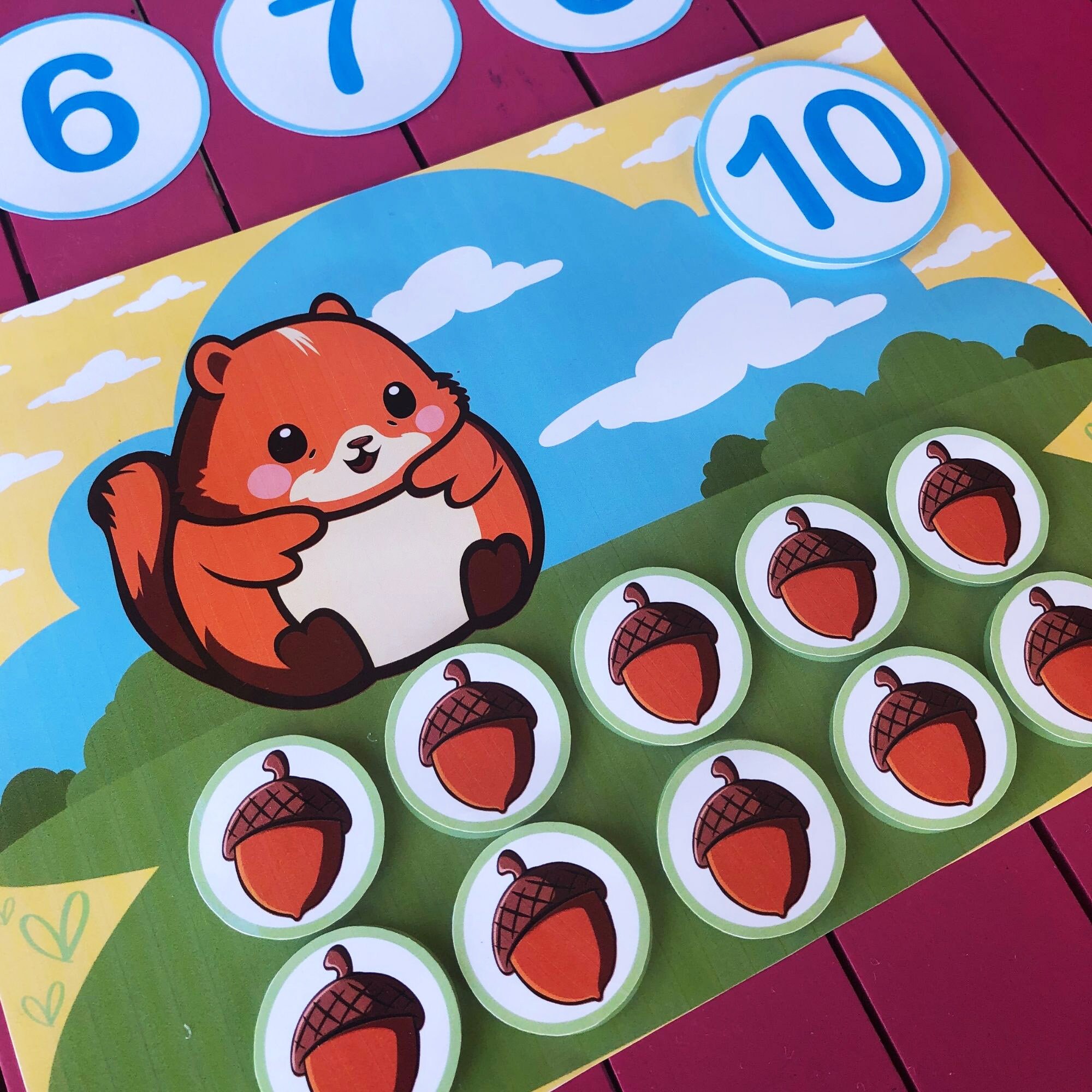 Learn Counting and Matching Numbers 1 to 10, Number Matching Game for ...