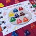 Digital Printable Color Matching Activity for Kids, Paint Palette Color ...