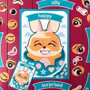 Easter Bunny Emotions Activity for Preschool and Kindergarten, Easter ...