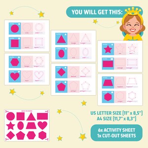 Printable Shape Matching Activity for Homeschool and Preschool ...