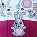 Printable Easter Rabbit Craft, Cut and Paste Paper Animal, Create Your ...