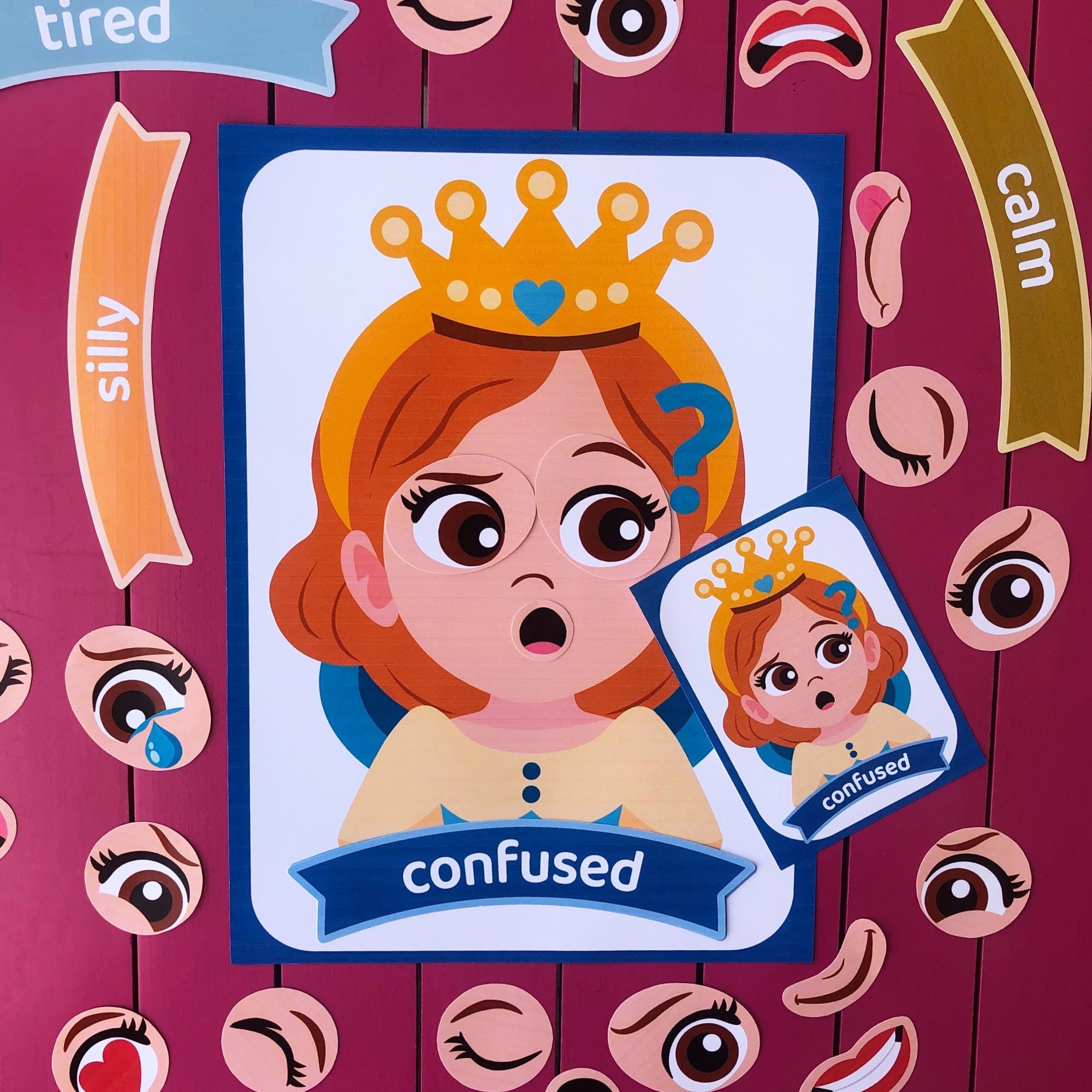 Princess Emotions Activity for Homeschool and Preschool, Printable ...