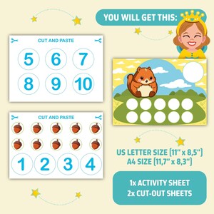 Learn Counting and Matching Numbers 1 to 10, Number Matching Game for ...