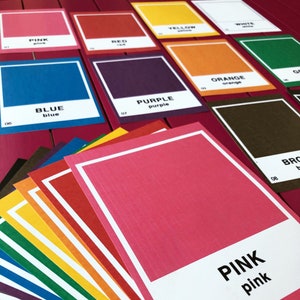 10 Colors Flash Cards in English for Homeschool and Preschool ...