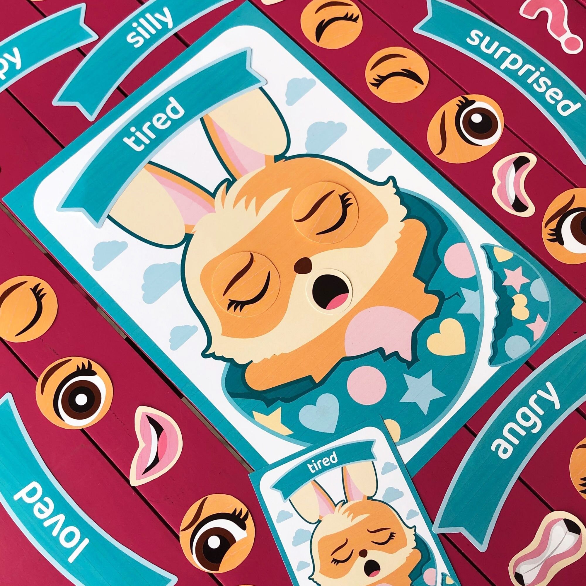 Easter Bunny Emotions Activity for Preschool and Kindergarten, Easter ...