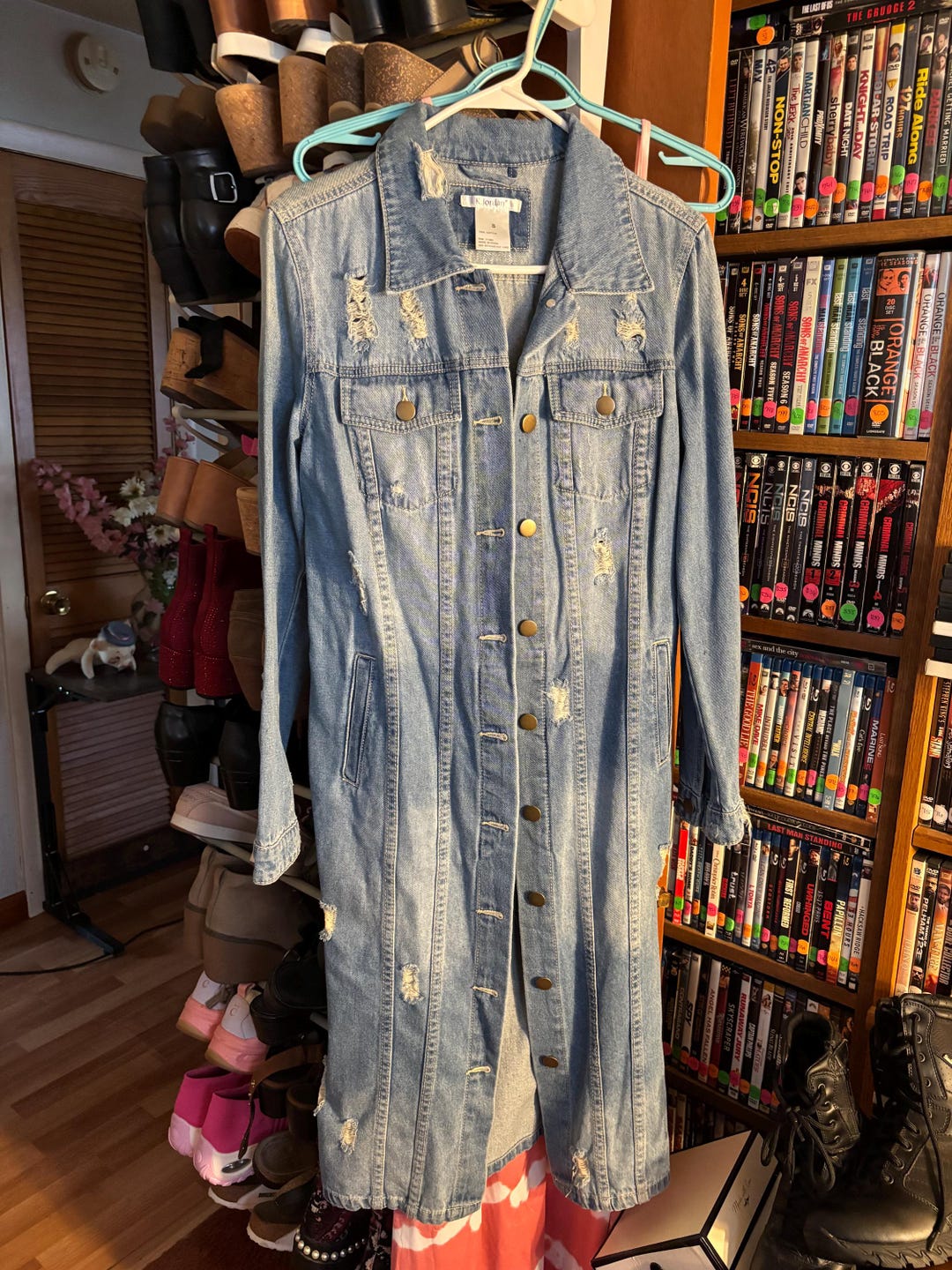 Women's Long Jean Jacket - Etsy