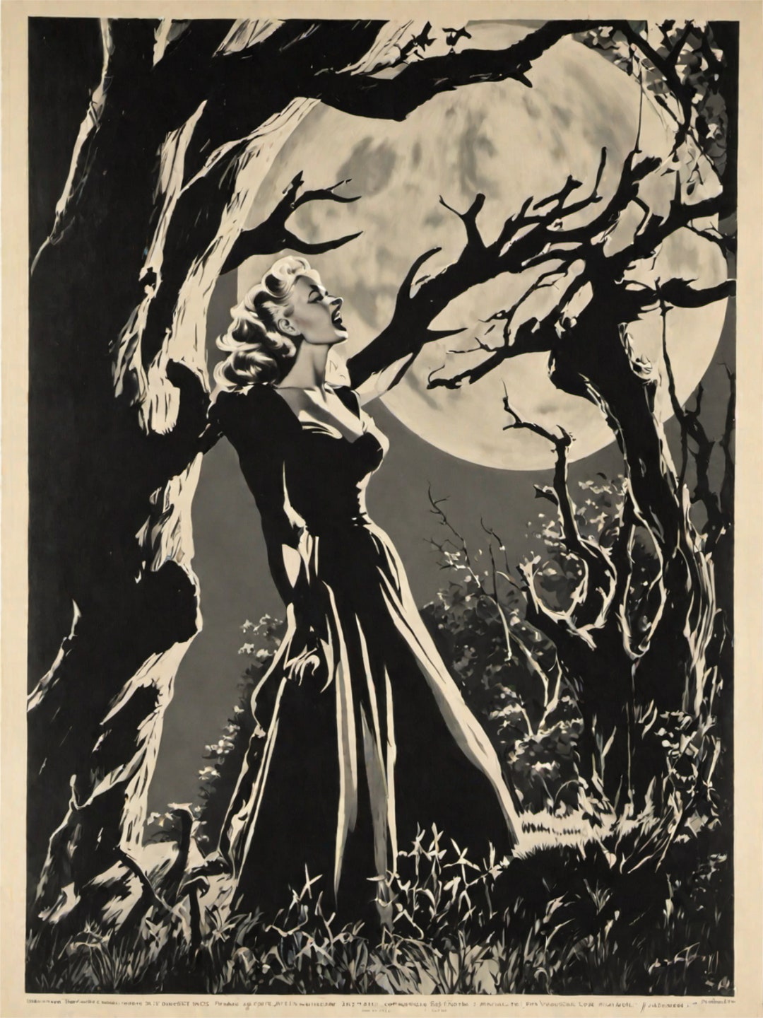 She Wolf Werewolf Horror Jigsaw Puzzle - Etsy