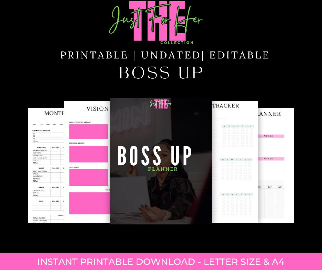 Boss up Planner 2024-2025 - Etsy