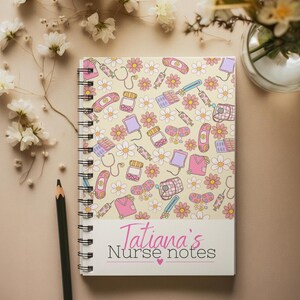 Personalized Nurse Notebook, Custom Nurse Gifts, Note Book for ...