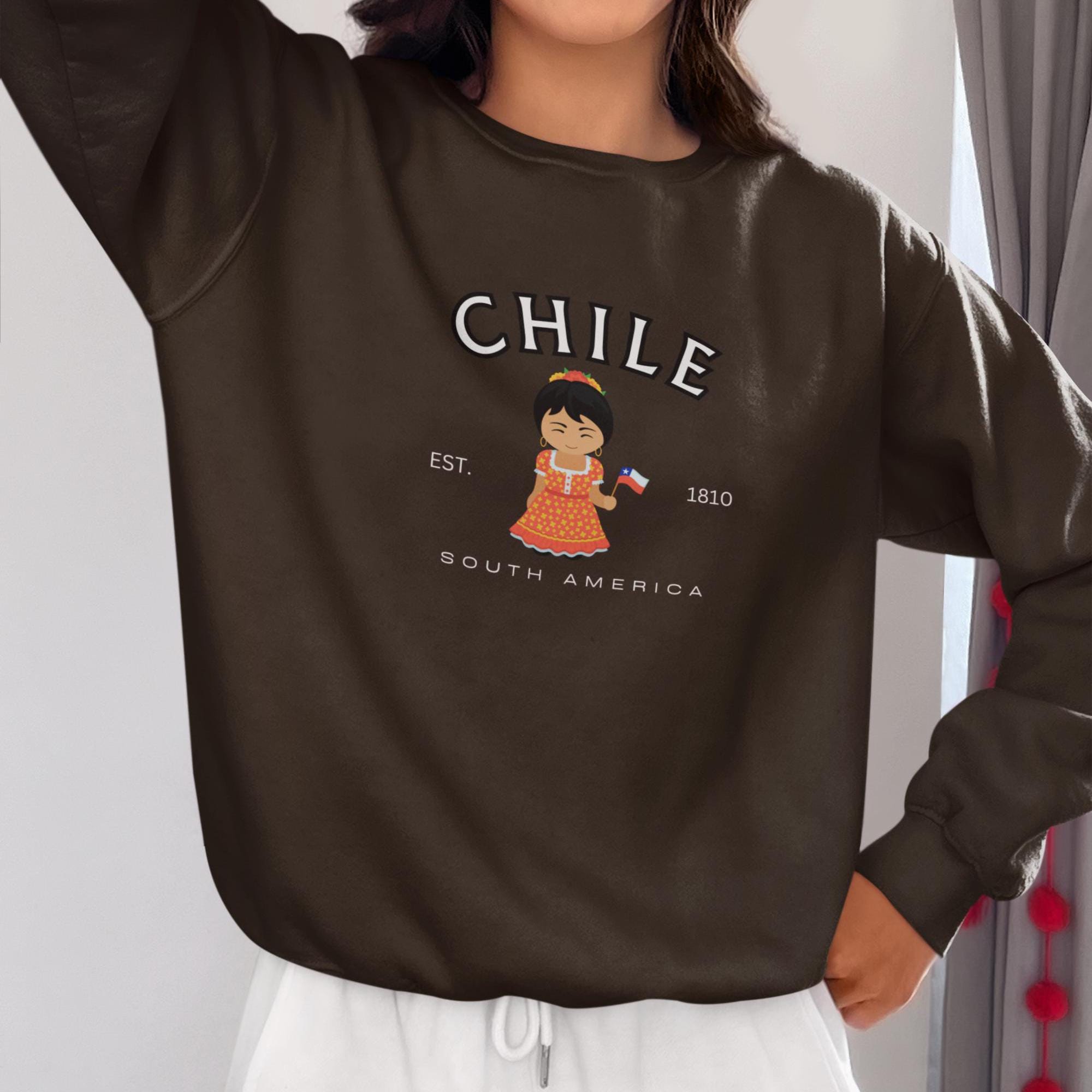 Chile Sweatshirt, Chile Hoodie, Chile Souvenir, Chile Gift, Chile Shirt ...