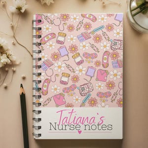 Personalized Nurse Notebook, Custom Nurse Gifts, Note Book for ...