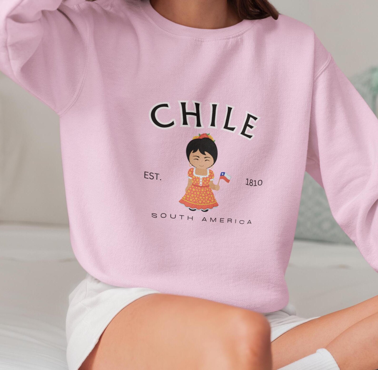 Chile Sweatshirt, Chile Hoodie, Chile Souvenir, Chile Gift, Chile Shirt ...
