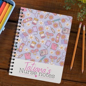 Personalized Nurse Notebook, Custom Nurse Gifts, Note Book for ...
