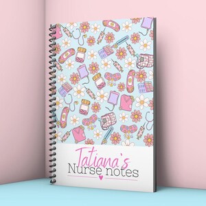 Personalized Nurse Notebook, Custom Nurse Gifts, Note Book for ...