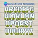 Canva Alphabets Template, Canva Numbers Template, Editable Canva ...