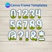Canva Alphabets Template, Canva Numbers Template, Editable Canva ...