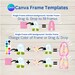 Canva Alphabets Template, Canva Numbers Template, Editable Canva ...