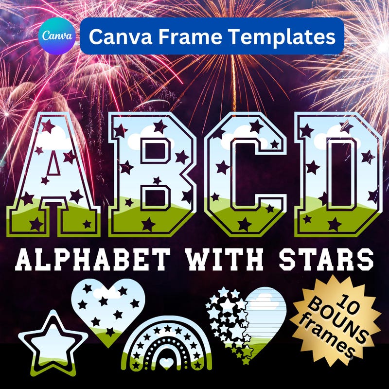 Tri Star Frame - Etsy