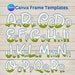 Canva Alphabets Template, Canva Numbers Template, Editable Canva ...