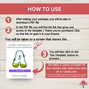 Canva Template, Canva Editable Template, Editable Canva Letters, Doodle ...