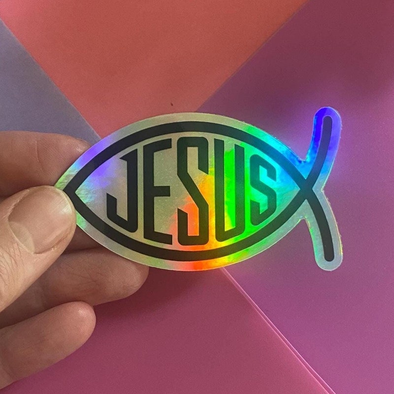 Jesus Fish Decal - Etsy