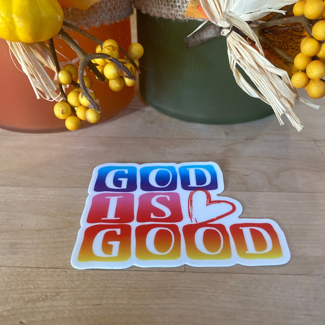 God is Good Sticker Vinyl Sticker Religious Faith Based Sticker Prayer ...