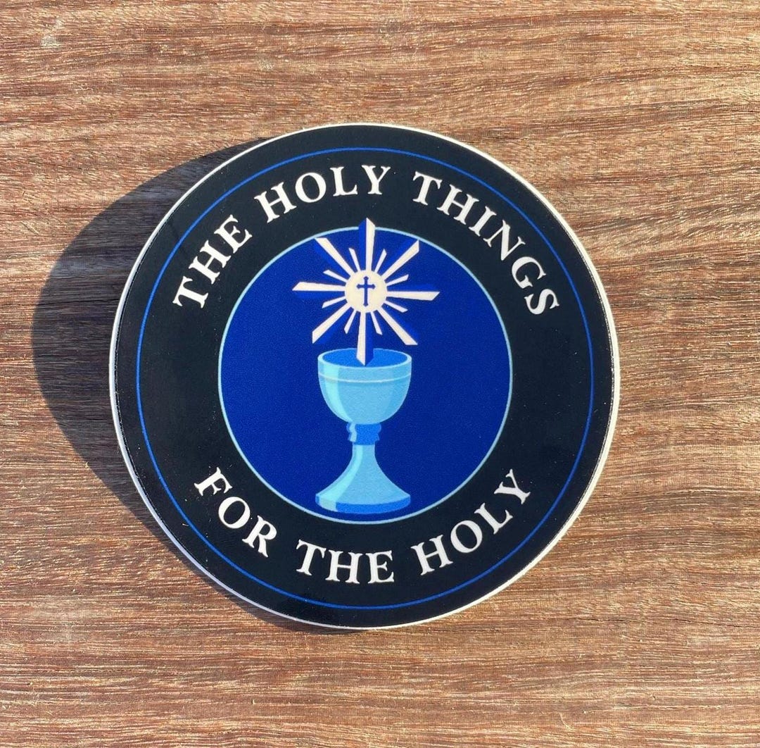 Christian Orthodox Church Holy Communion Vinyl Sticker Religious Decal ...